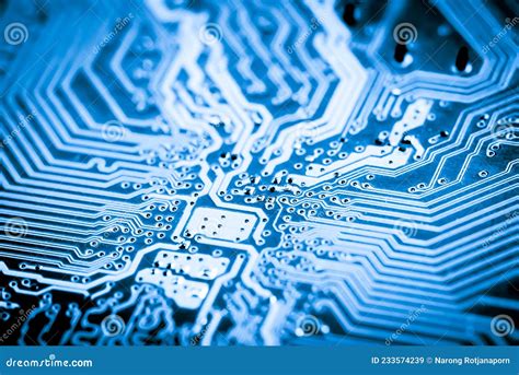 Abstract Close Up Of Mainboard Electronic Background Logic Board Cpu
