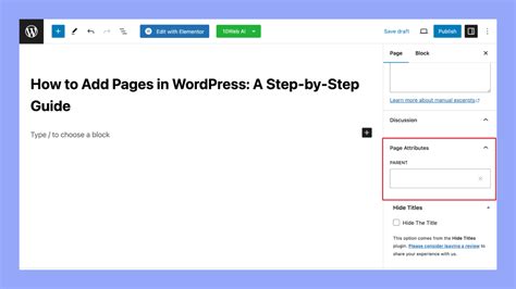 How To Add Pages In WordPress A Step By Step Guide Web