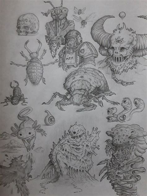 More Scp Sketches With Close Ups R Scp