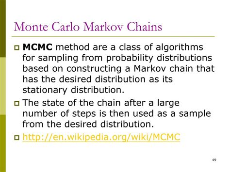 Ppt Bayesian Methods With Monte Carlo Markov Chains Ii Powerpoint