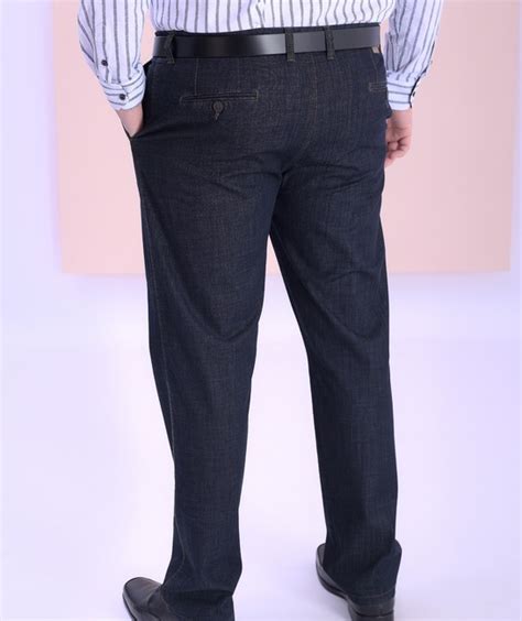 Дънков панталон с класическа кройка в цвят индиго от Aviv мъжки дрехи