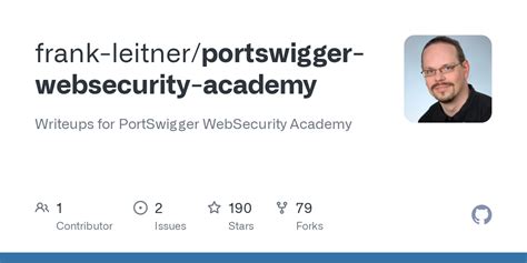 GitHub Frank Leitner Portswigger Websecurity Academy Writeups For PortSwigger WebSecurity Academy