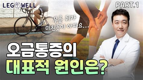 무릎 통증 원인과 치료는 무릎 뒤쪽이 아파요 오금 통증 치료법 공개 Youtube