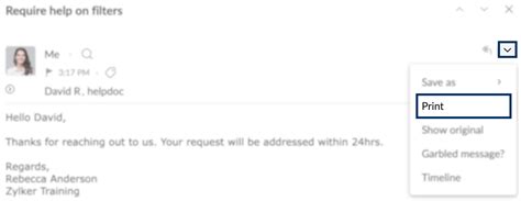 Shared Mailbox Zoho Mail