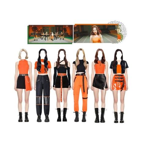 6 Member Kpop Outfit สไตล์แฟชั่นเกาหลี เสื้อผ้า เซ็ตเสื้อผ้า