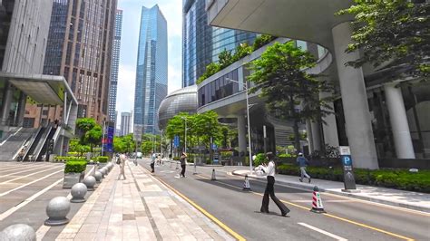 [4k]city walk tour in guangzhou china leisure time on sunny weekday s lunch break 2023 5 31