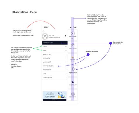Improving User Navigation In The Hamburger Menu On Behance
