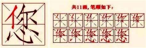 Template For Chinese Character Formation And Stroke Order X 11 For Download Scientific