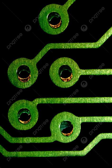 Fondo Micrografía Microscópica De Cobre De Impresión De Resistencia Electrónica Foto E Imagen