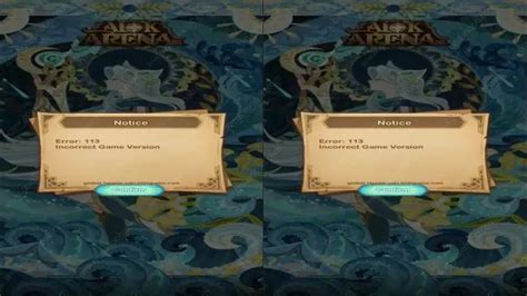 Fix Afk Arena Error 113 Incorrect Game Version