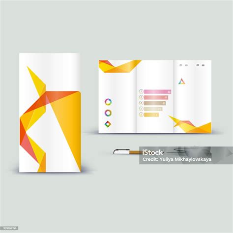 색 요소와 기업 책자 프로 모션 템플릿입니다 광고 보고서 또는 지침에 대 한 벡터 회사 Brichure 비즈니스 스타일 추상적인 패턴 테마 일러스트 편지지 서식 파일입니다