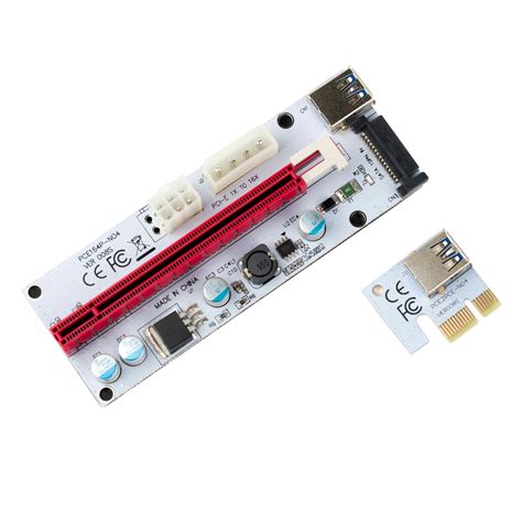 Mining Pci E Riser 6pin Power Interface Pcie 1x Te Grandado