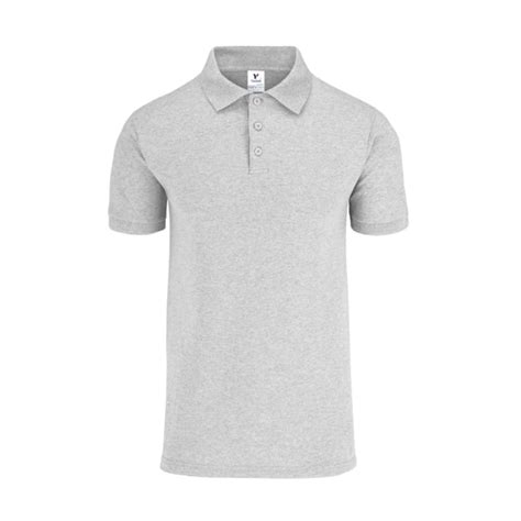 Playera Tipo Polo Para Caballero Color Gris Jaspe Talla Extra Grande