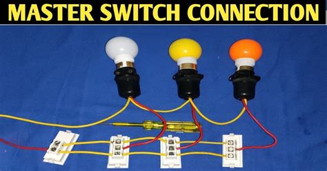 Master Switch Connection With Two Way Switch Hostel Wiring Connection Electrical And