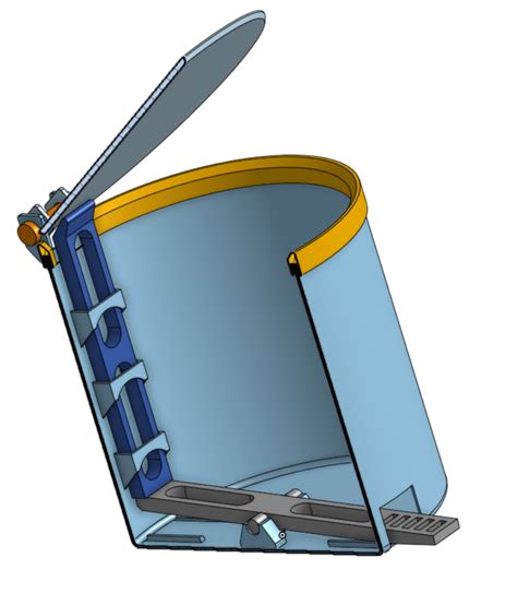 Pedal Operated Trash Can Rubbish Bin By Philipm Download Free STL Model Printables Com