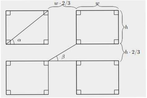 Solved The 4 Rectangles Shown At Left Have The Same Width W And