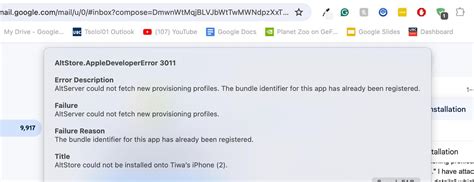 Error Code 3011 Raltstore