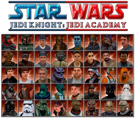 Star Wars Jedi Academy Characters By Maxdemon6 On Deviantart