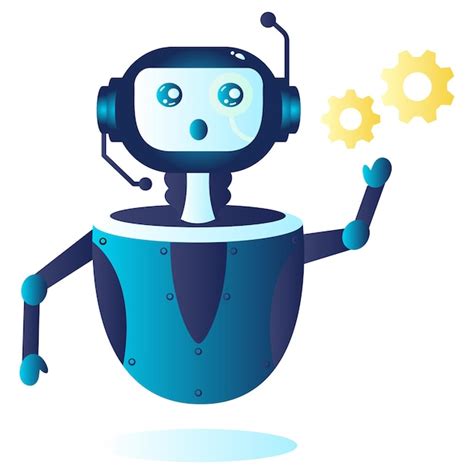 premium vector industrial bot vector chatterbot online chat conversation via text or text to
