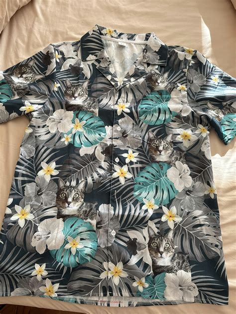 Custom Photo Tropical Style Cat Hawaii Shirt Th10 N304 889467 Geckocustom