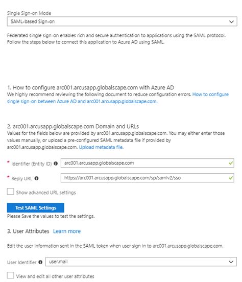 enable azure ad sso with eft arcus and the web transfer client