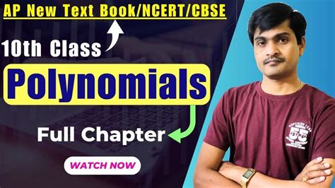 Polynomials 10th Class Maths I Ap New Text Bookcbsencert Syllabus I