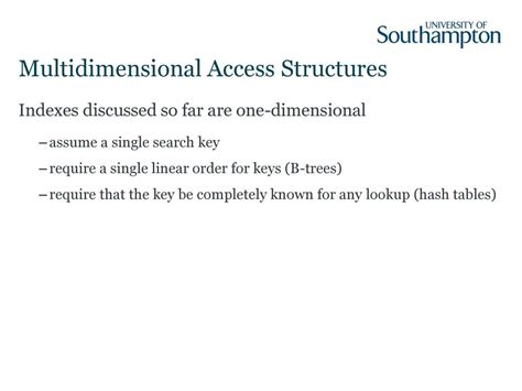 Multidimensional Access Structures Ppt Download
