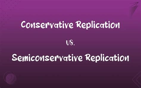 Conservative Replication Vs Semiconservative Replication Whats The Difference