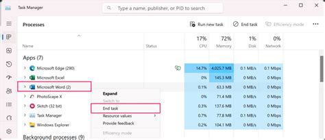Microsoft Office Click To Run의 높은 Cpu 사용량을 줄이는 방법
