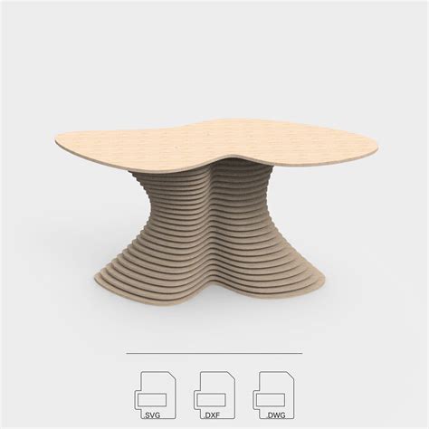 Parametric Desk Swift Router Cut Files Cnc Files For Cutting Vector Files Dxf Dwg Svg Pdf
