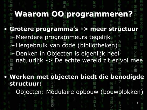 Ppt Objectgeoriënteerd Programmeren Powerpoint Presentation Free Download Id5993286