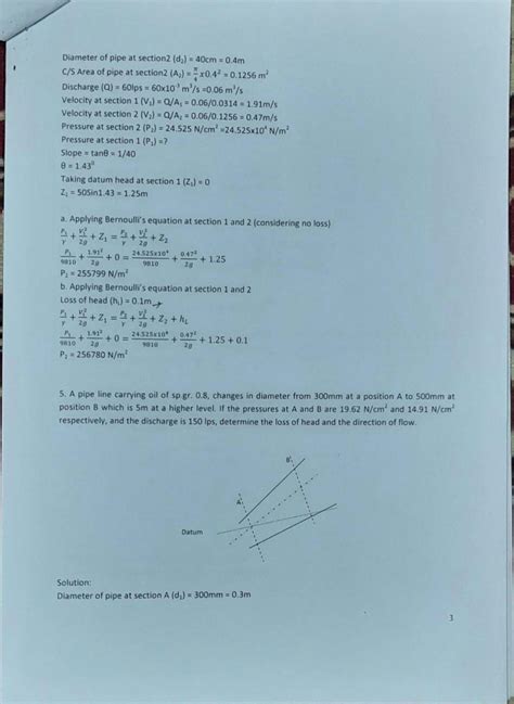 Solution Fluid Dynamics Questions With Solutions Engineering Studypool Solution Fluid Dynamics Questions With Solutions Engineering Studypool