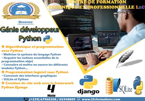 Génie Développeur Python Cftp L2c Bénin