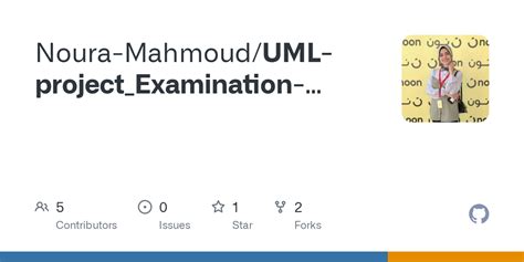 Github Noura Mahmouduml Projectexamination System