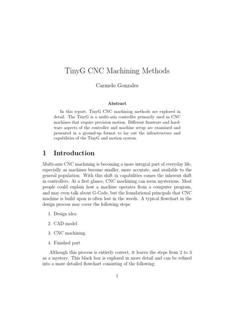 Tinyg Report Final Download Free Pdf Electric Motor Numerical