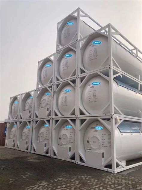เหล็กกล้าคาร์บอน 40 ฟุต Iso Shipping ถังเก็บก๊าซ Lpg คอนเทนเนอร์สำหรับโรงงานขนส่ง Lpg ผู้ผลิตและ