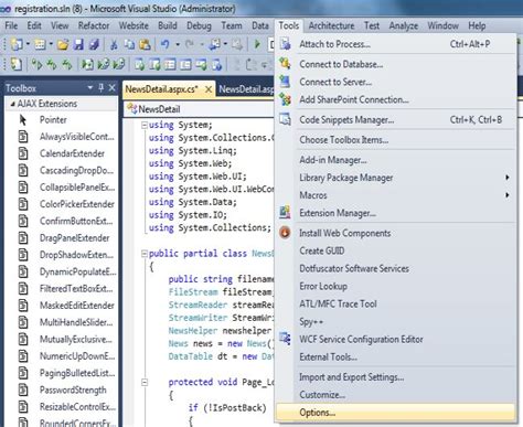Display Line Numbers In Visual Studio Editor