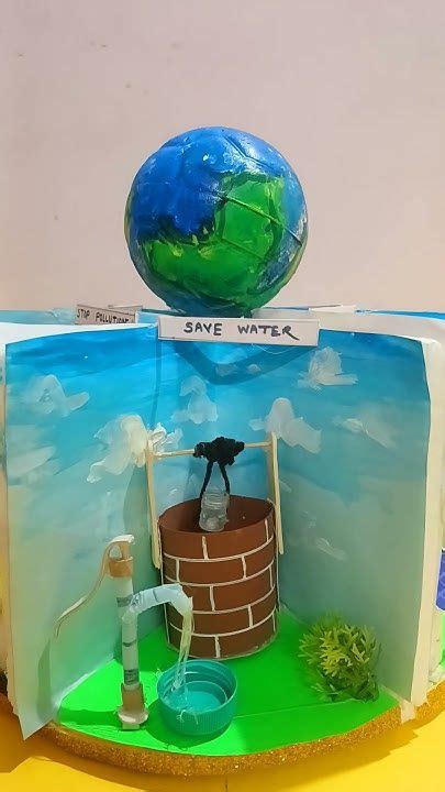 Save Earth Project Model Environment Model Making Using Cardboard
