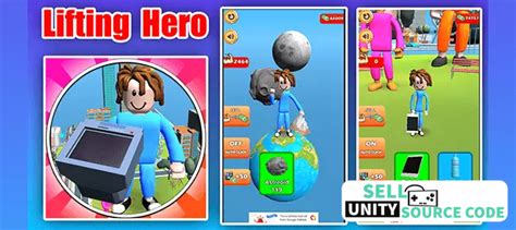Lifting Hero Gym Tap Clicker 3d Game Unity Source Code Sellunitysourcecode