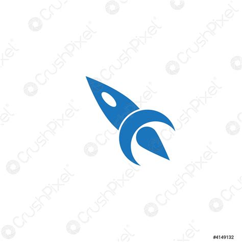 Rocket Logo Stock Vector 4149132 Crushpixel