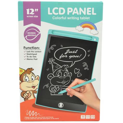 Интерактивна играчка графичен таблет за деца Lcd 12 инча черно бяло Emag Bg