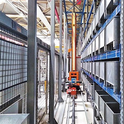 Customized Automated Storage Retrieval System Racking Customized Industrial Shelves Warehouse
