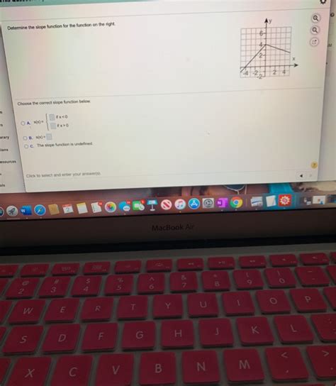 Solved Determine The Slope Function For The Function On The Chegg Com