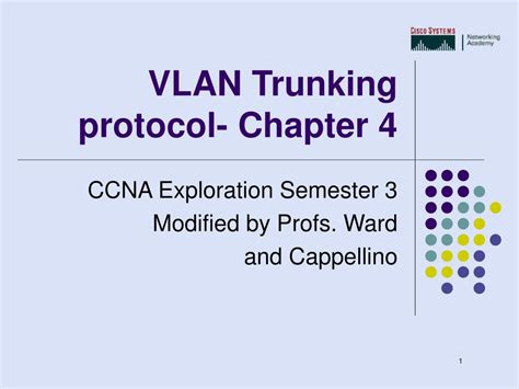 Ppt Vlan Trunking Protocol Chapter 4 Powerpoint Presentation Free