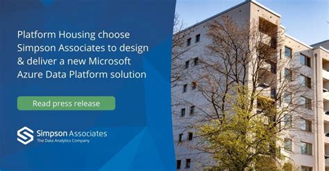 Simpson Associates On Linkedin Azure Data Platform For Platform Housing Simpson Associates