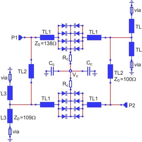 Schematic Diagram Of The Proposed Tunable Bandpass Filter Download