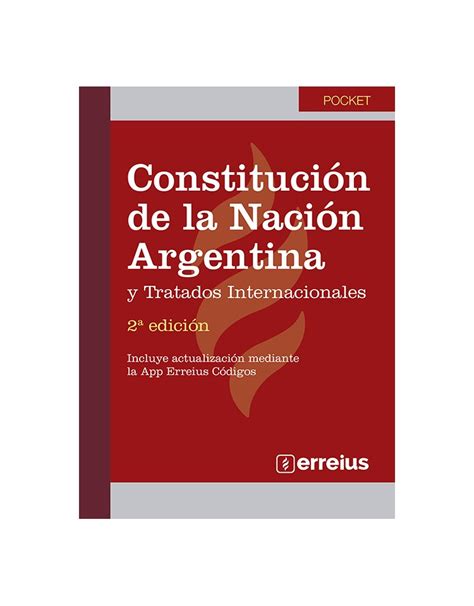 Constitución De La Nación Argentina Edición Pocket