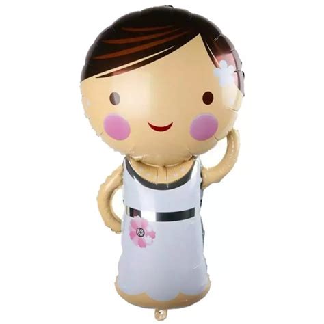 خرید و قیمت بادکنک فویلی طرح دختر عروس مینی کد Db20 از غرفه دکتر بالون