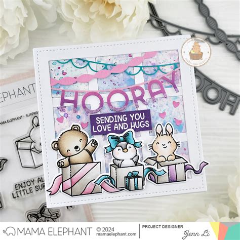 Stamp Highlight Surprise Boxes Mama Elephant