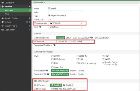 8 1 Vdom Fortigate Firewall
